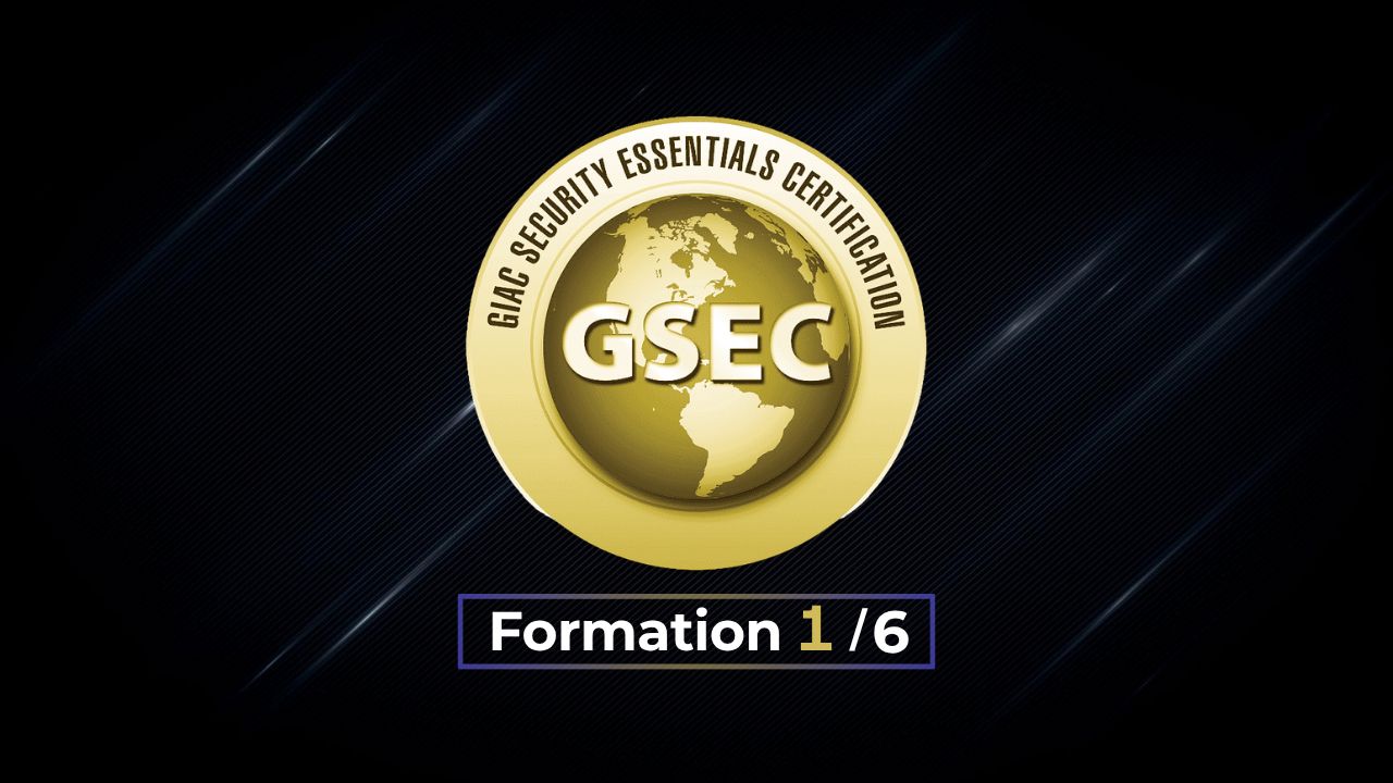 Formation Certification SANS GIAC GSEC | Sécurité Réseau & Cloud
