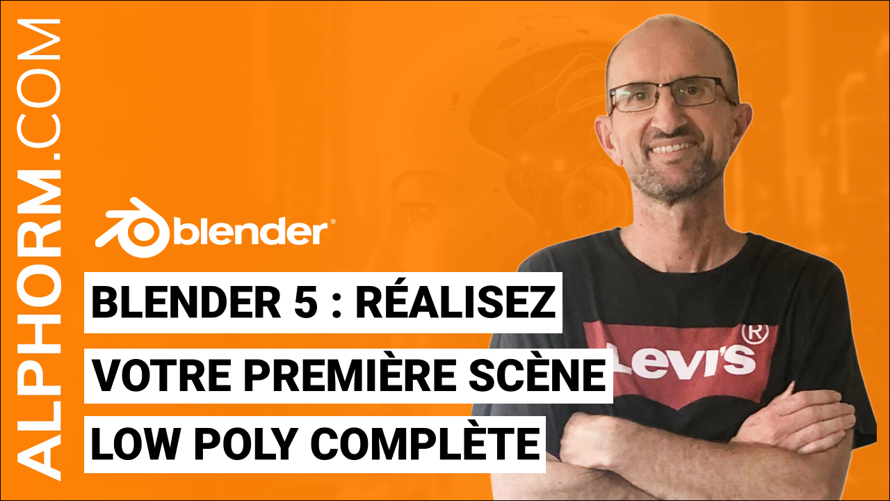 Formation Blender 5 : Scène Low Poly Complète