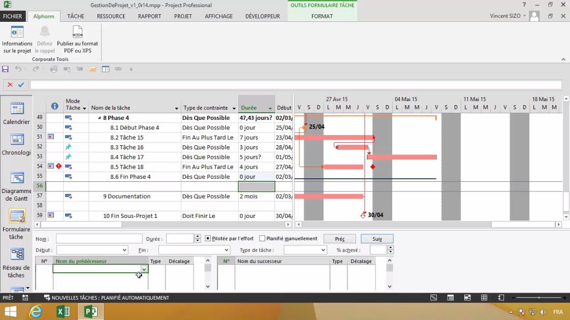 formation ms project 2013 gratuit