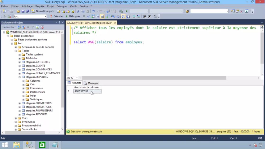 MEILLEUR TUTO GRATUIT Le langage SQL : Le Guide Complet Les sous ...