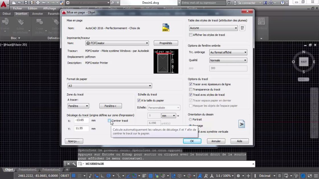 MEILLEUR TUTO GRATUIT AutoCAD 2016 (4/5): Maîtriser les techniques avancées Choix des formats de ...