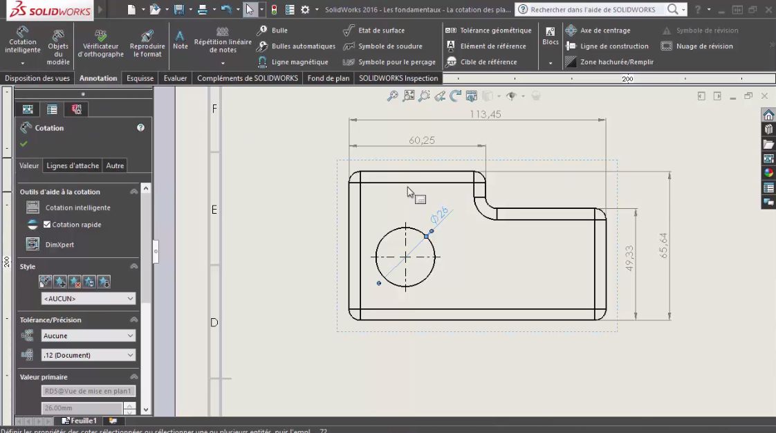 MEILLEUR TUTO GRATUIT SolidWorks 2016 (1/3): Acquérir les fondamentaux ...