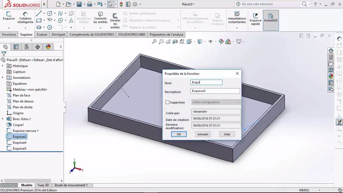 Meilleur Tuto Gratuit Solidworks 2016 2 3 Niveau Perfectionnement