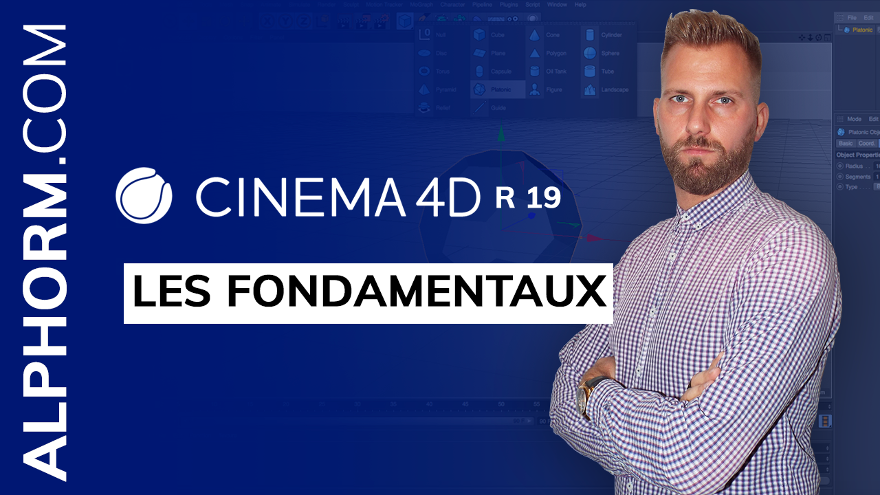 Cinema 4D R19 : Les Fondamentaux - Formation Complète