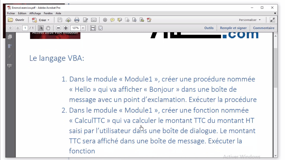 exercice sur les fichiers en langage c pdf