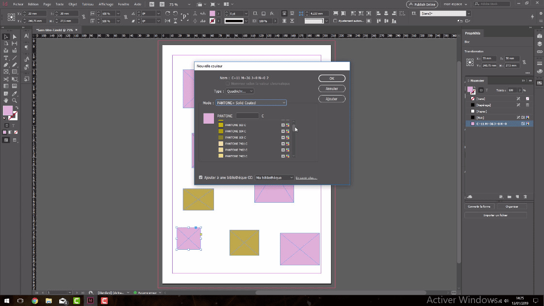 support de cours indesign