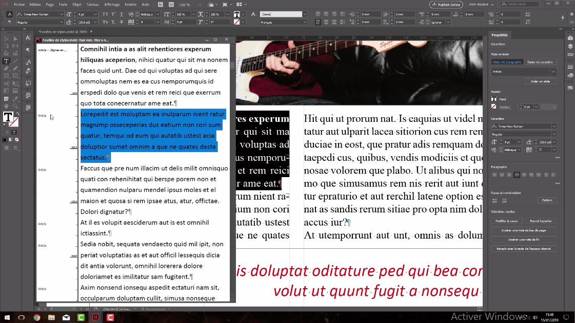 InDesign : niveau 1