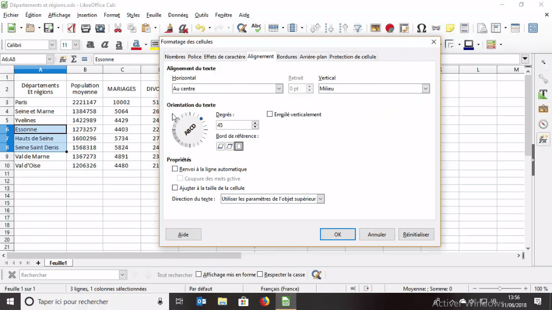 tutoriel libreoffice calc pdf