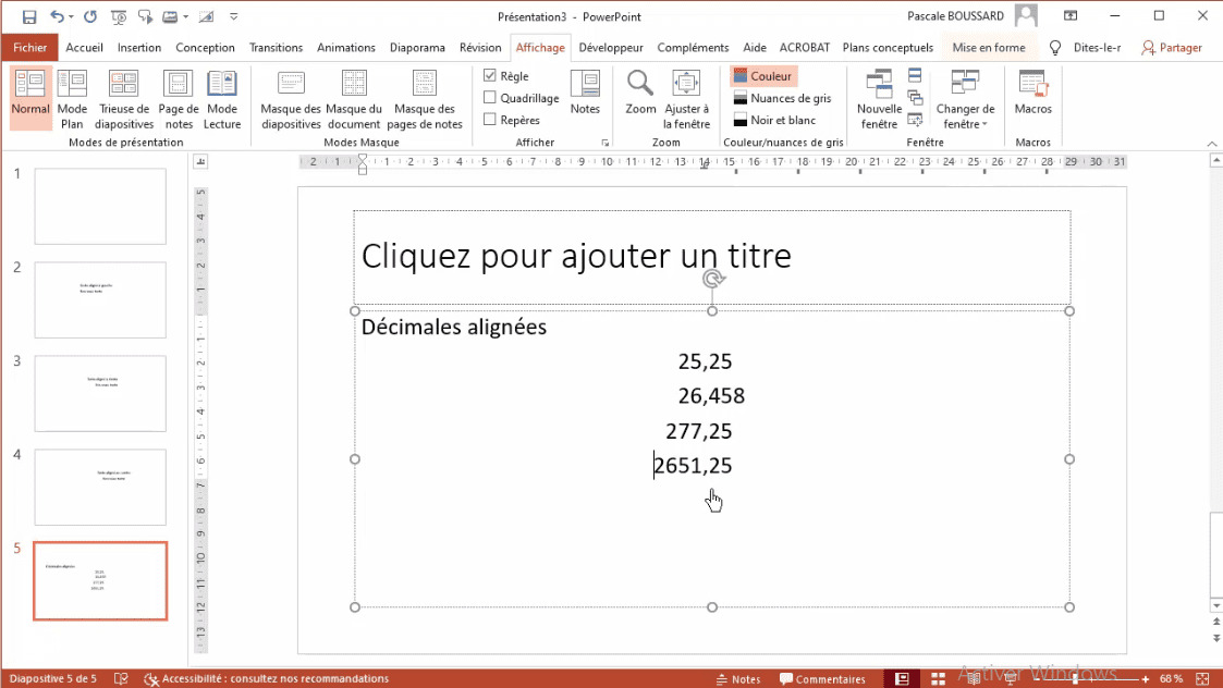 tutoriel powerpoint 2016 francais