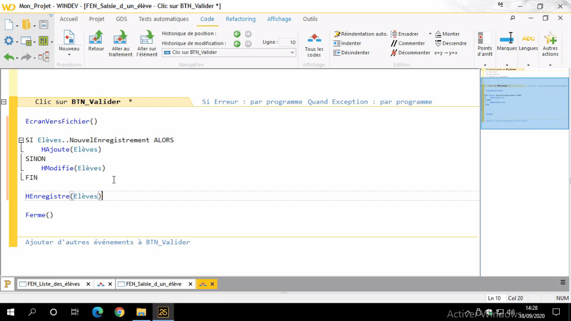 concepts windev 20 - PC Soft