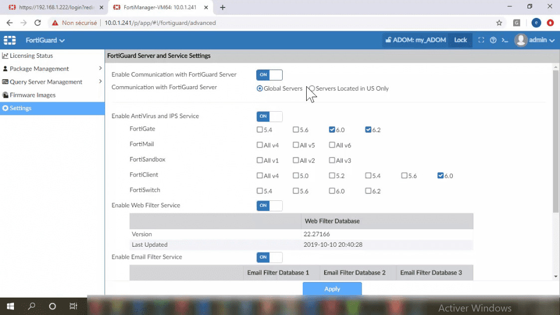 MEILLEUR TUTO GRATUIT FortiManager : Installation et configuration HA ...