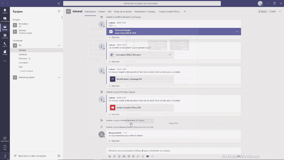 MEILLEUR TUTO GRATUIT Office 365 : Microsoft Teams Changer la langue de ...