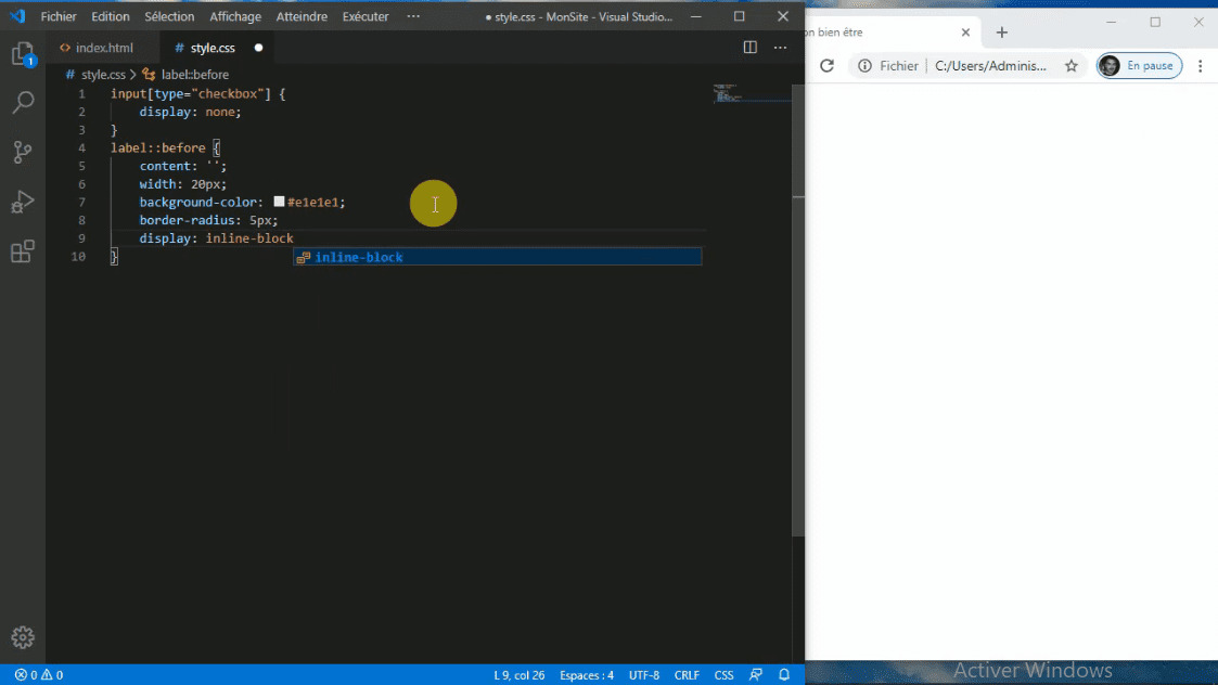 MEILLEUR TUTO GRATUIT HTML et CSS : Le Niveau Avancé Personnaliser un ... MEILLEUR TUTO GRATUIT HTML et CSS : Le Niveau Avancé Personnaliser un ...