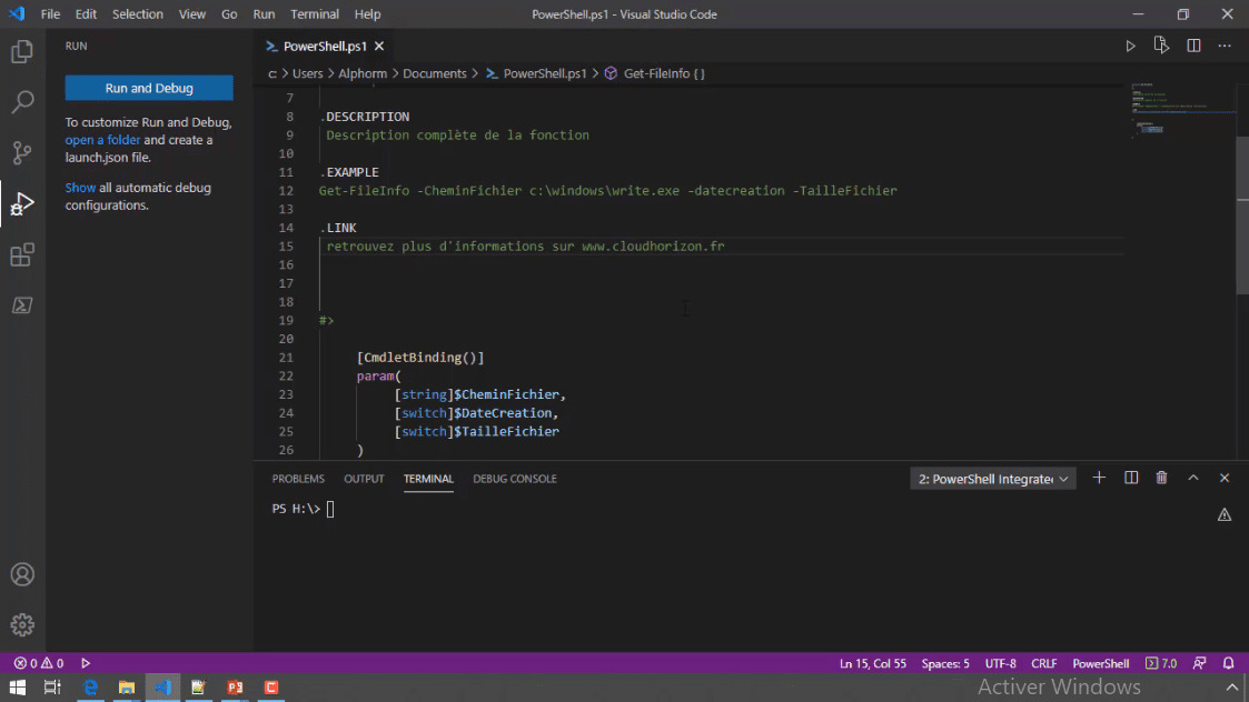 Meilleur Tuto Gratuit Powershell Niveau Perfectionnement Documenter Votre Fonction