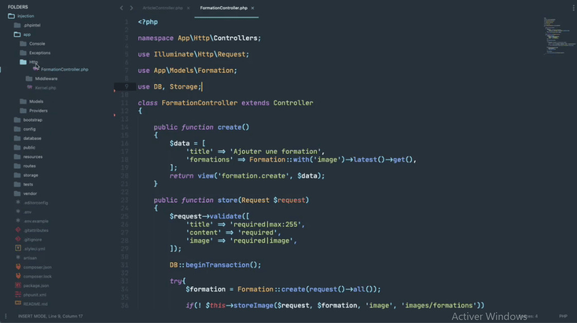 MEILLEUR TUTO GRATUIT Laravel : Maîtriser les particularités de Laravel ...