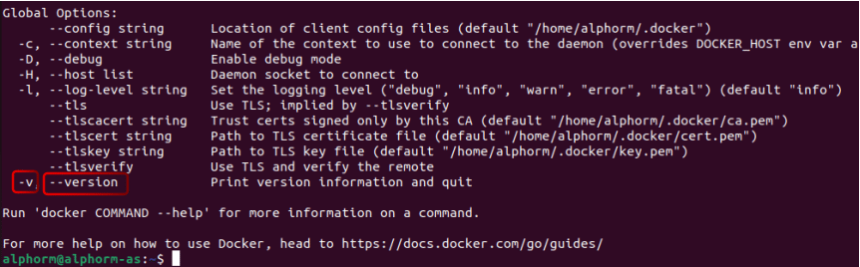 Commandes Docker