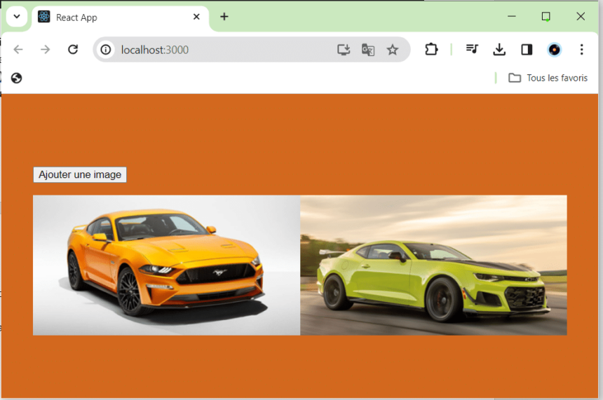 Image ReactJS : Affichage dynamique