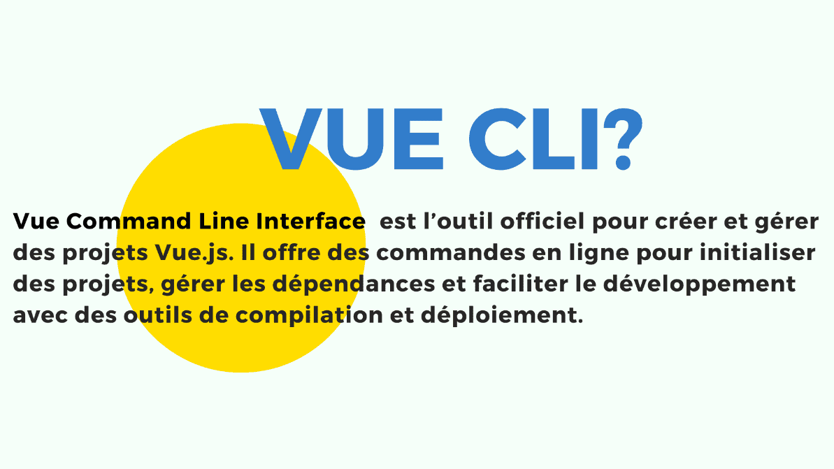 Créer Une Application Vue Avec Vue Cli