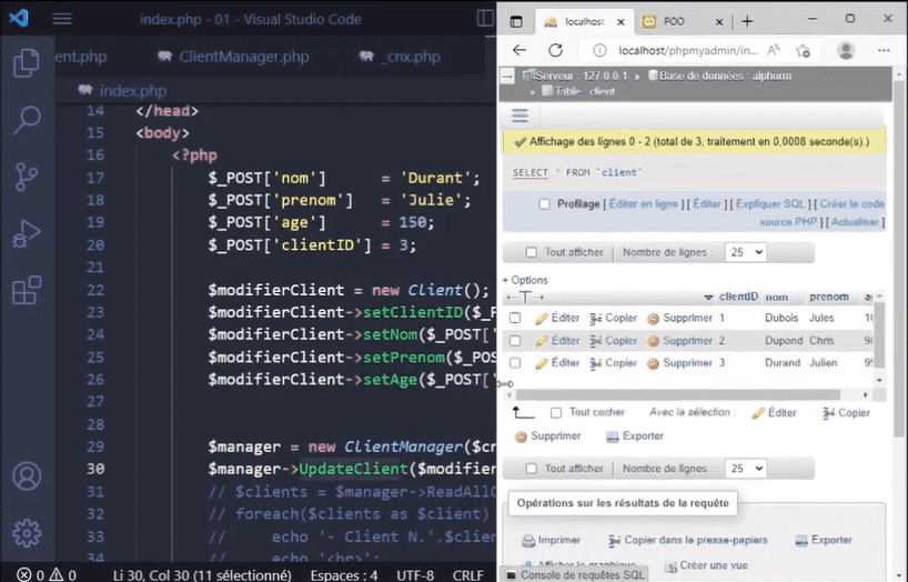 Formation PHP 8 : Maîtrisez les bases de données en objet