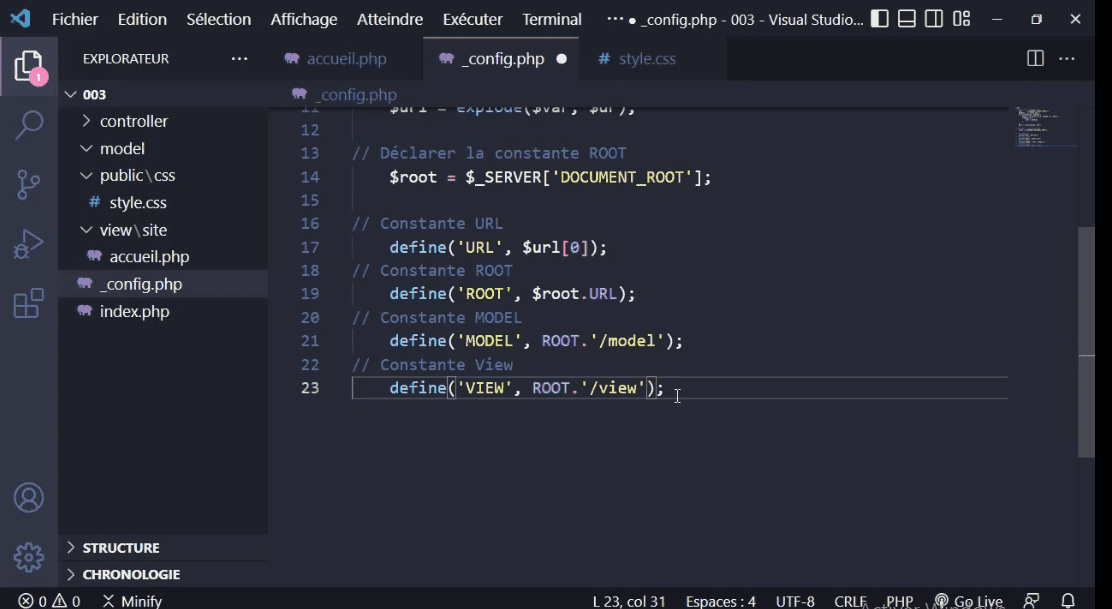 MVC orienté objet en PHP 8 | Formation en Ligne