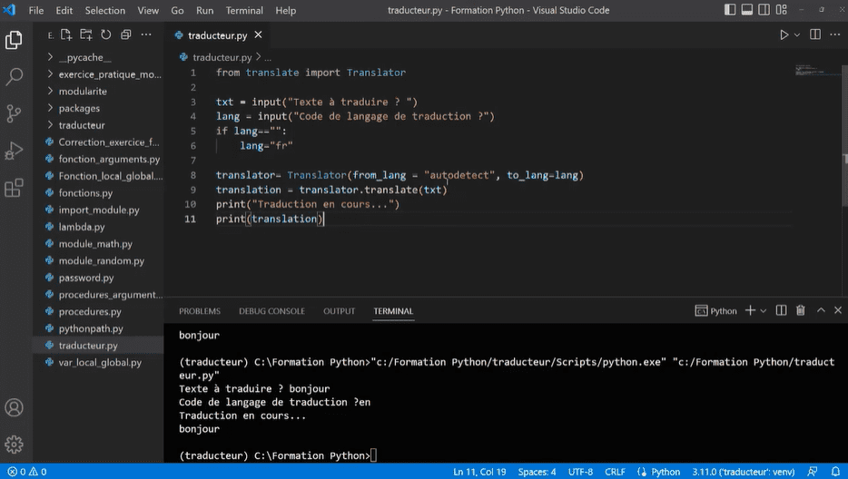 Formation Python - Cursus Complet pour Développeurs