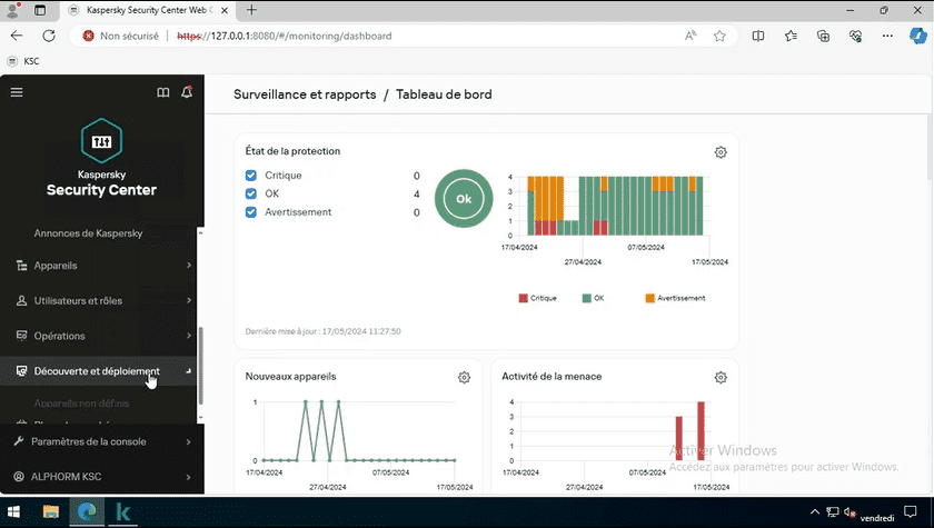 Déploiement Kaspersky Endpoint Security - Partie 1