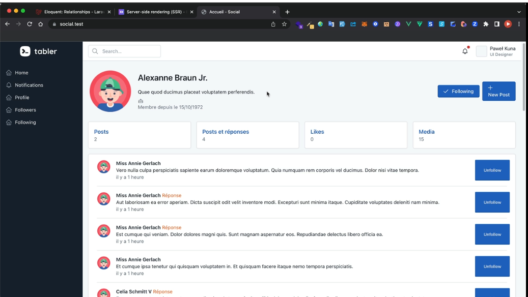 Inertia JS et Laravel