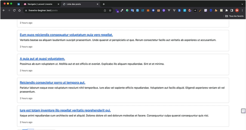 Créer des Applications Web Interactives - Laravel et Livewire 3
