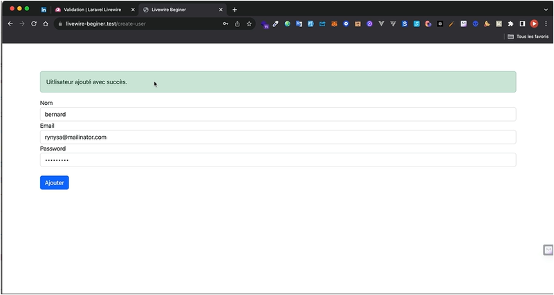 Créer des Applications Web Interactives - Laravel et Livewire 3