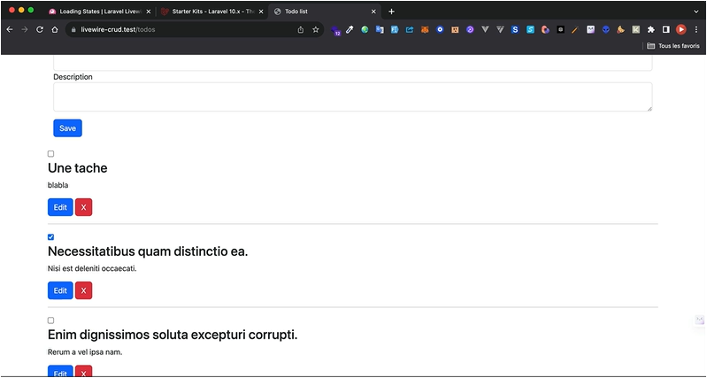 Créer des Applications Web Interactives - Laravel et Livewire 3