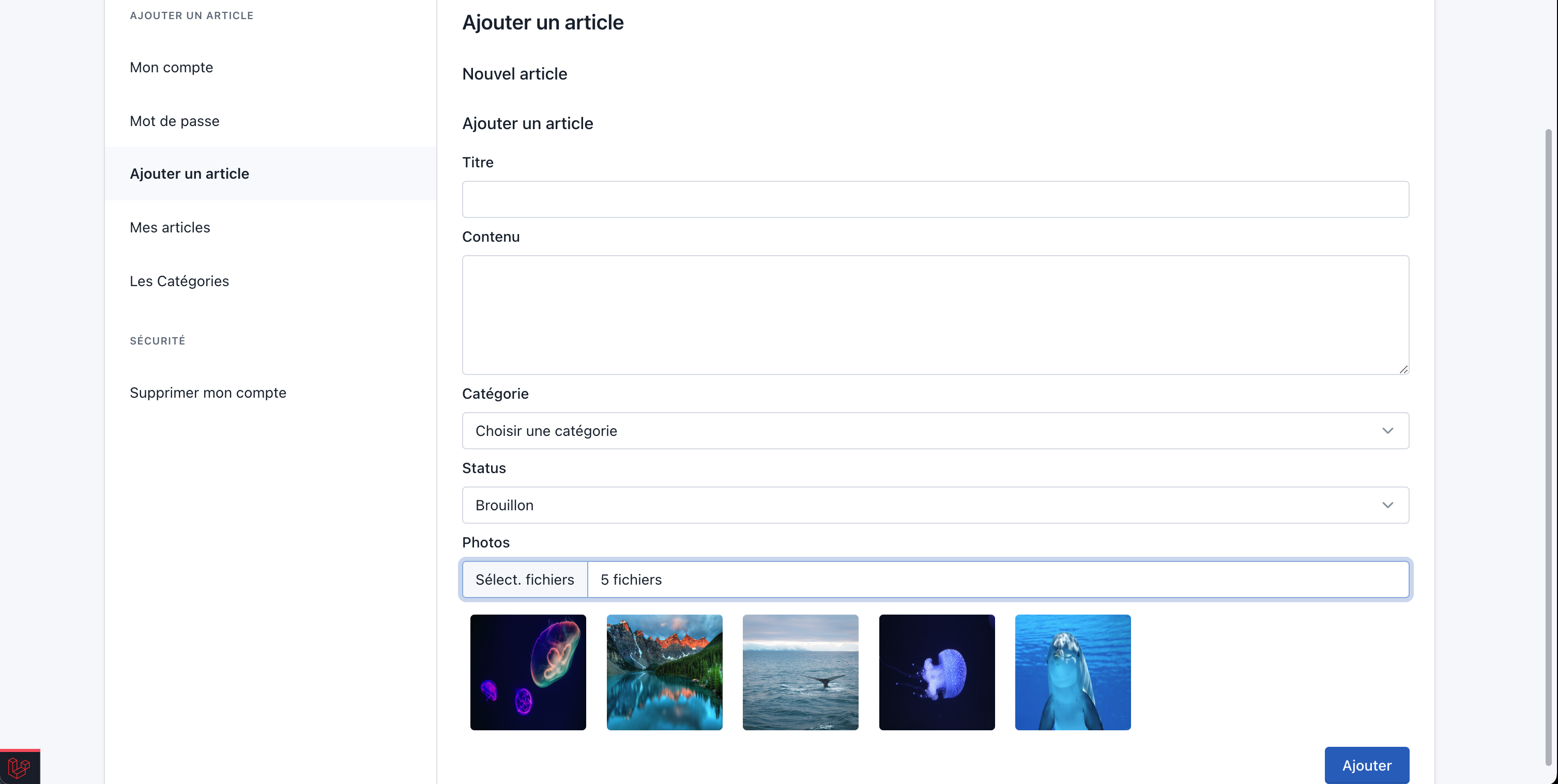 Développez votre Blog Dynamique - Laravel et Livewire 3