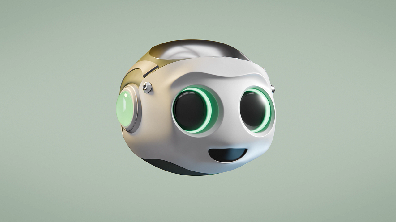 Blender 3D : Hard Surface Modeling d'une Tête de Robot