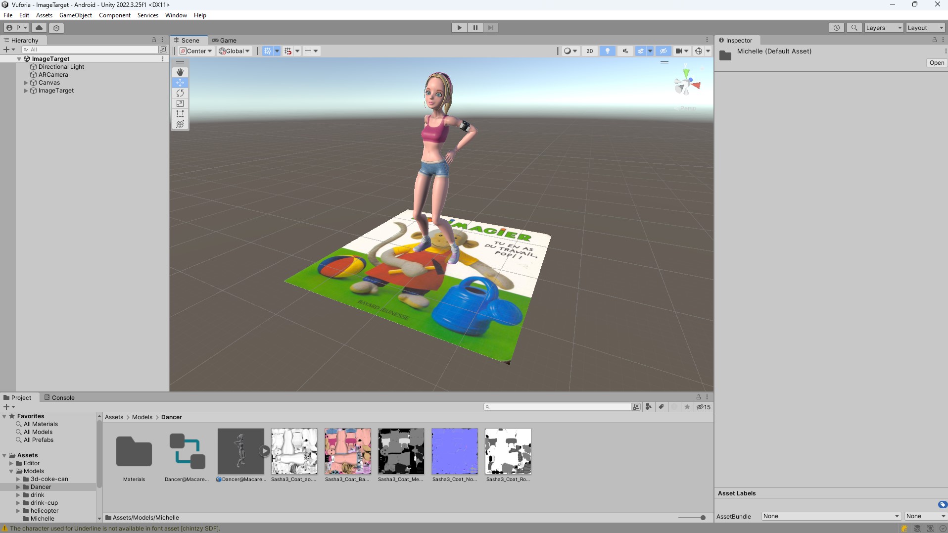Concevoir un jeu AR - Formation Unity RA