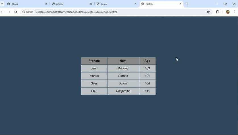 Formation complète jQuery de A à Z pour débutants