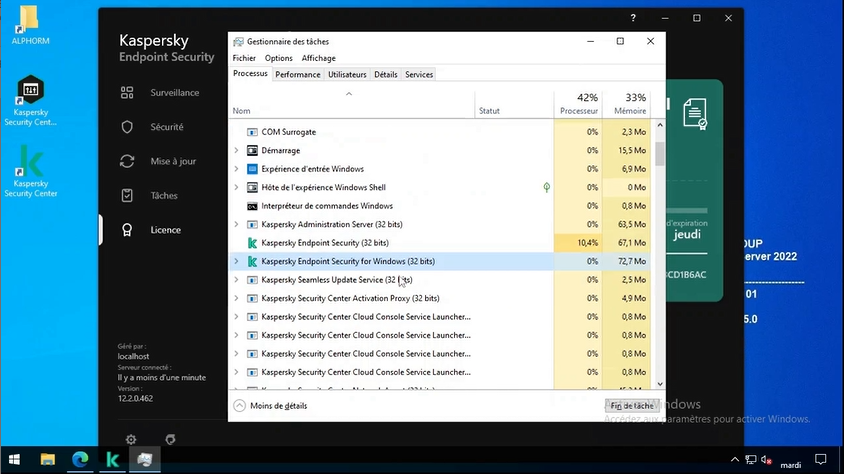 Administration Kaspersky Endpoint Security - Partie 2