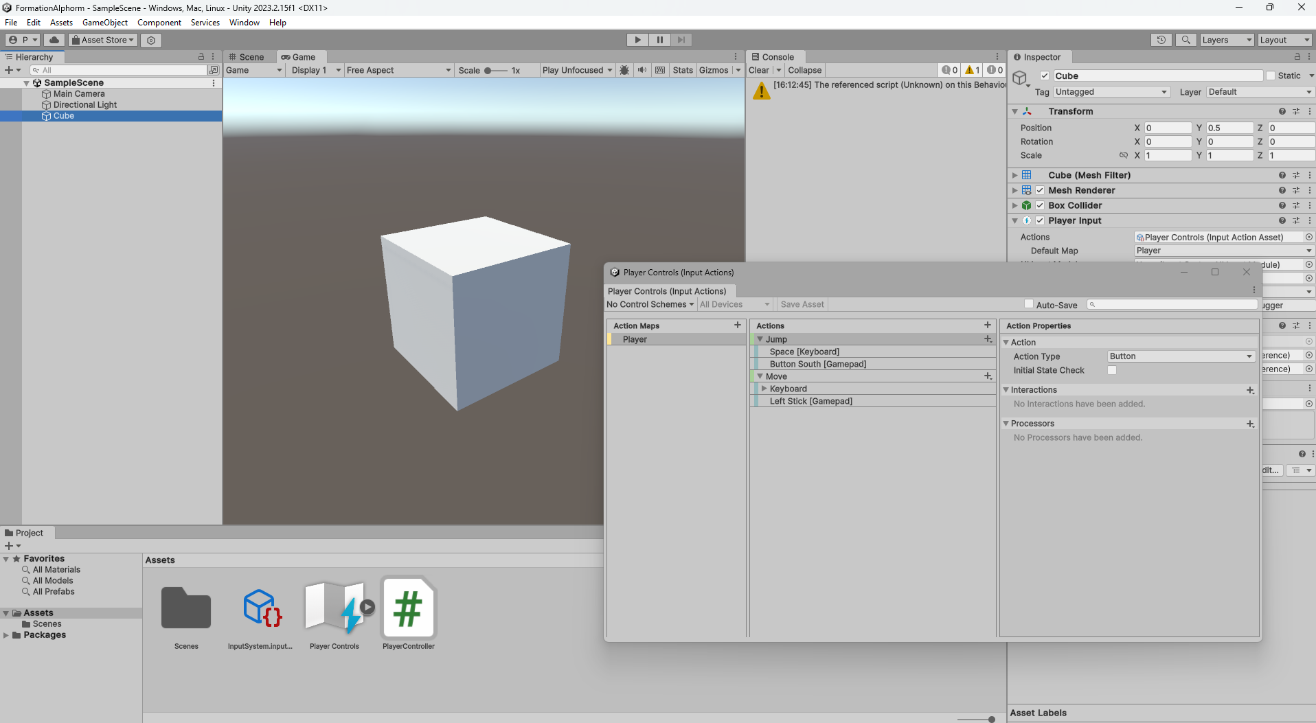 Nouveau Système d'Input Unity - Formation Complète