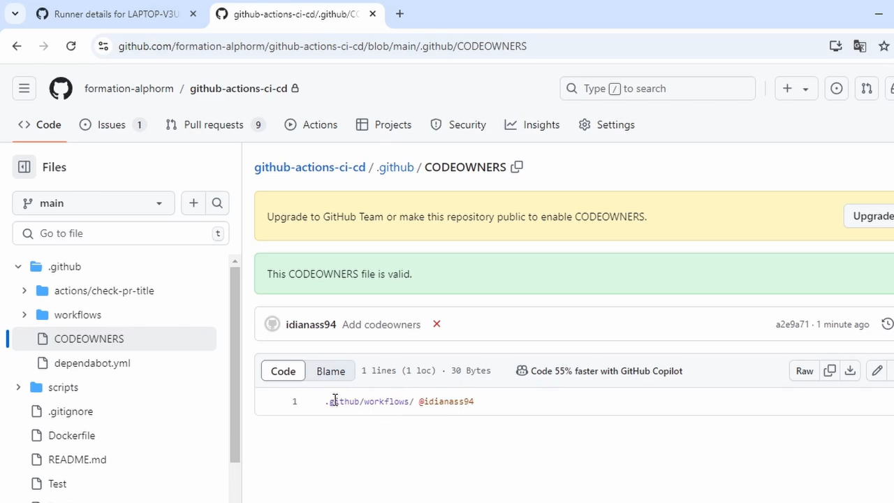 Avancés GitHub Actions & Sécurité | Alphorm