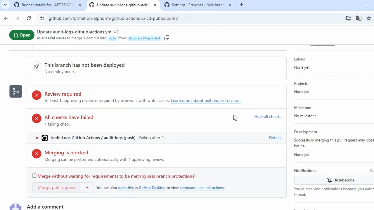 Parcours GitHub Actions Complet | Alphorm