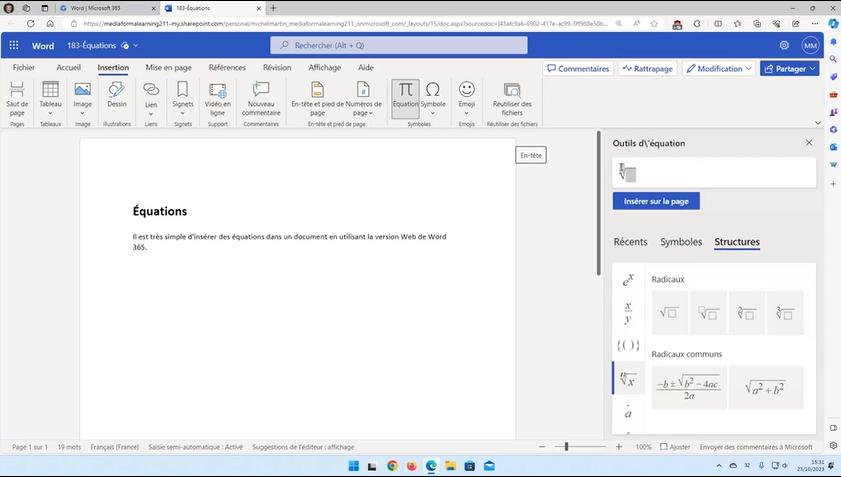 Formation Word 365 : Maîtrise Complète des Fonctions