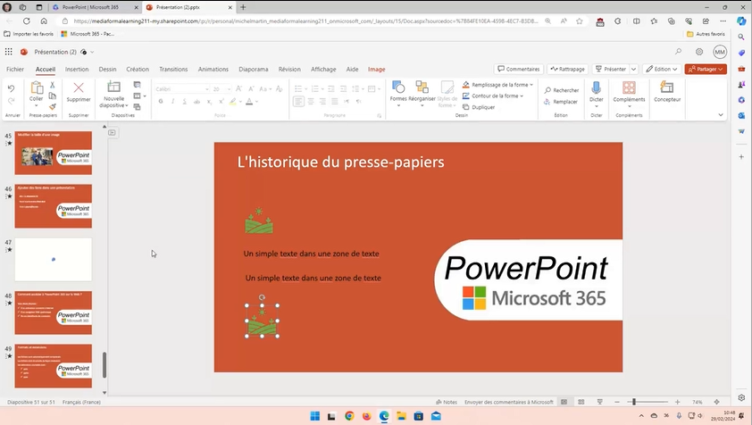 De Débutant à Expert en Microsoft PowerPoint 365