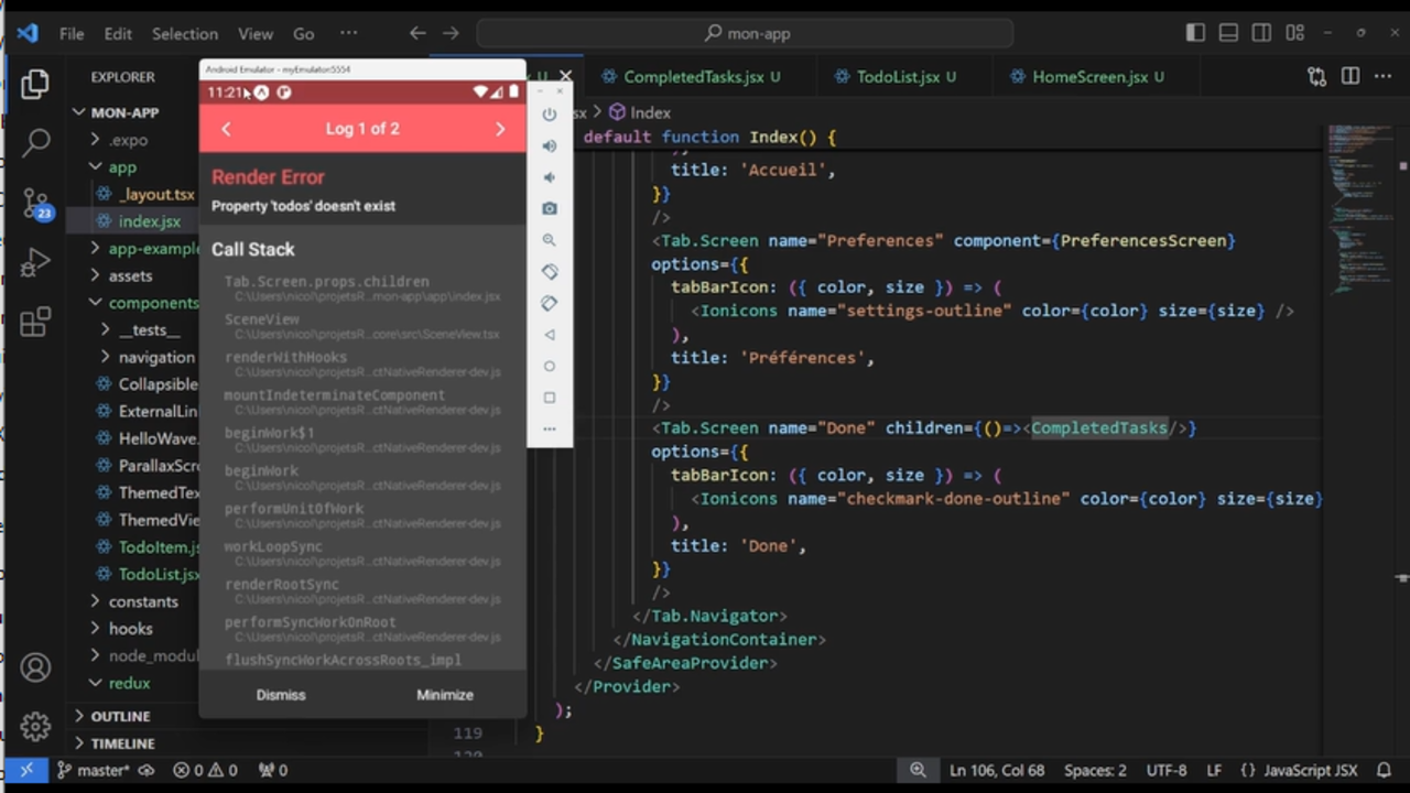 Formation React Native : Maîtrisez Navigation et Gestion d'État