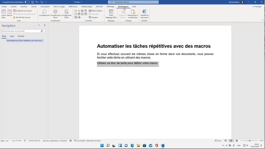 Formation Word 2021 - Maîtrisez les Techniques Avancées