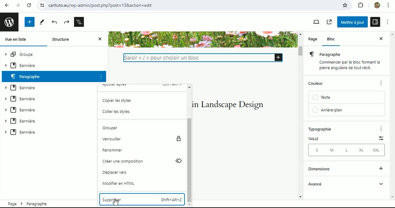 Formation Wordpress Débutant Créez Votre Site De A à Z