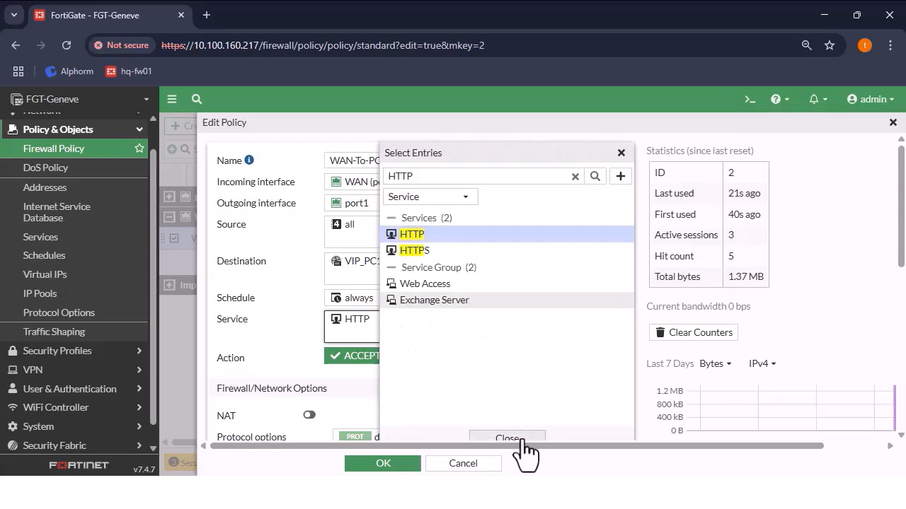 Formation FortiGate Administration - Certification FCP