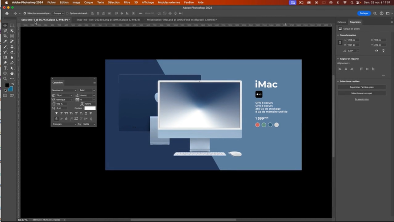 Initiation Photoshop 2024 - Fondamentaux pour Créatifs