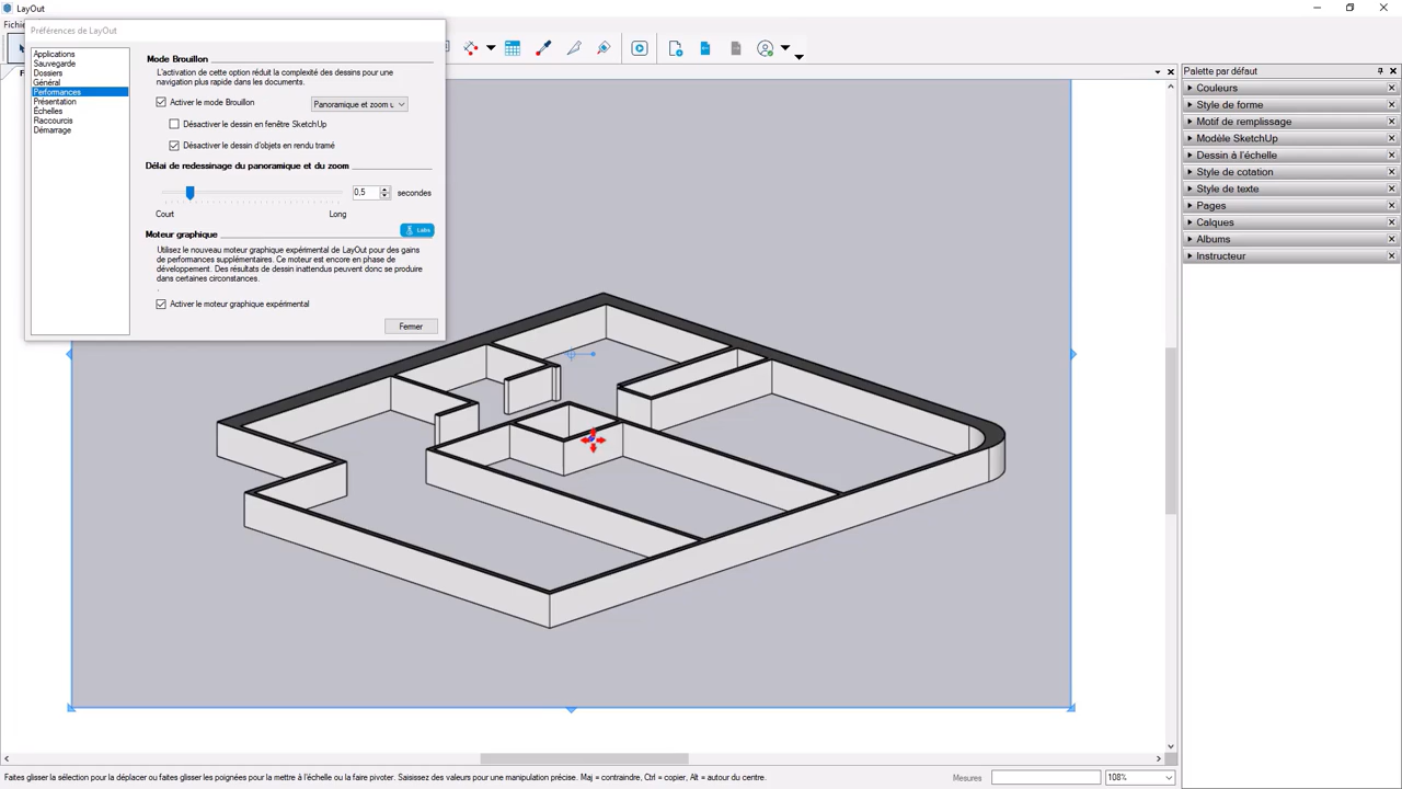 Formation Layout SketchUp : devenez expert en présentation
