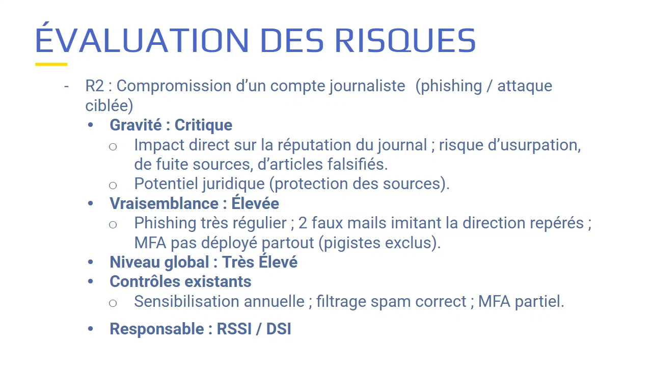 Formation Analyse des risques ISO 27005 | Cybersécurité