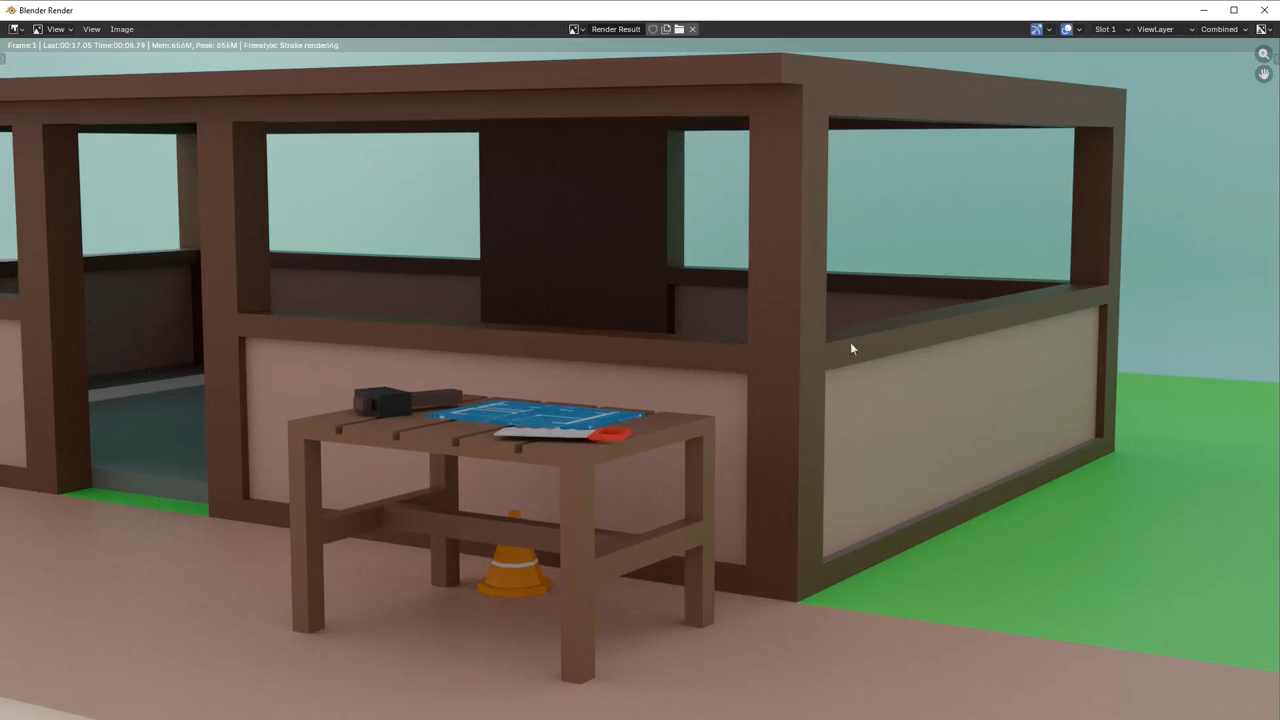 Formation Blender 5 : Scène Low Poly Complète