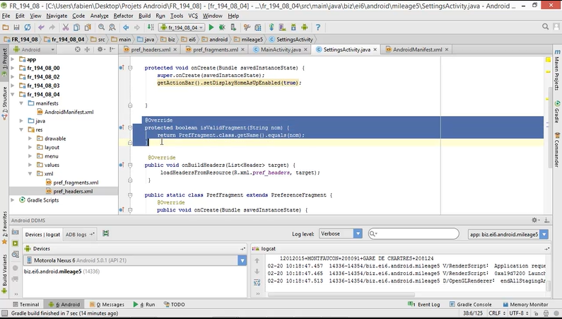 Fondamentaux Android | Formation Développement Mobile