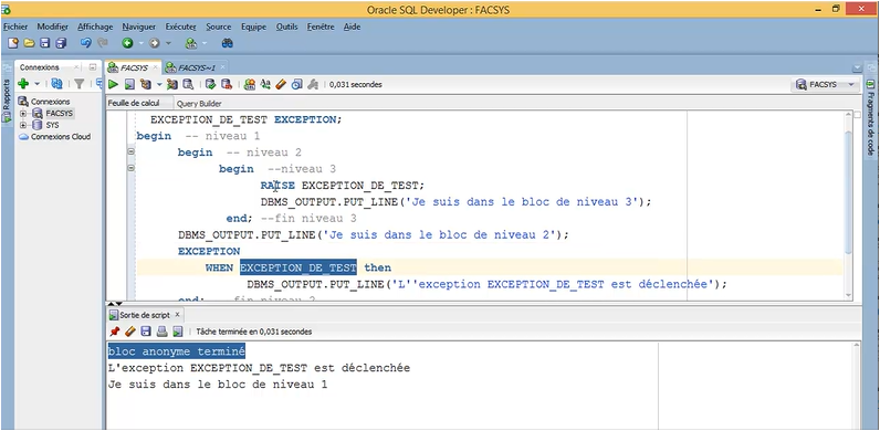 Formation Oracle PL/SQL : Bases de données